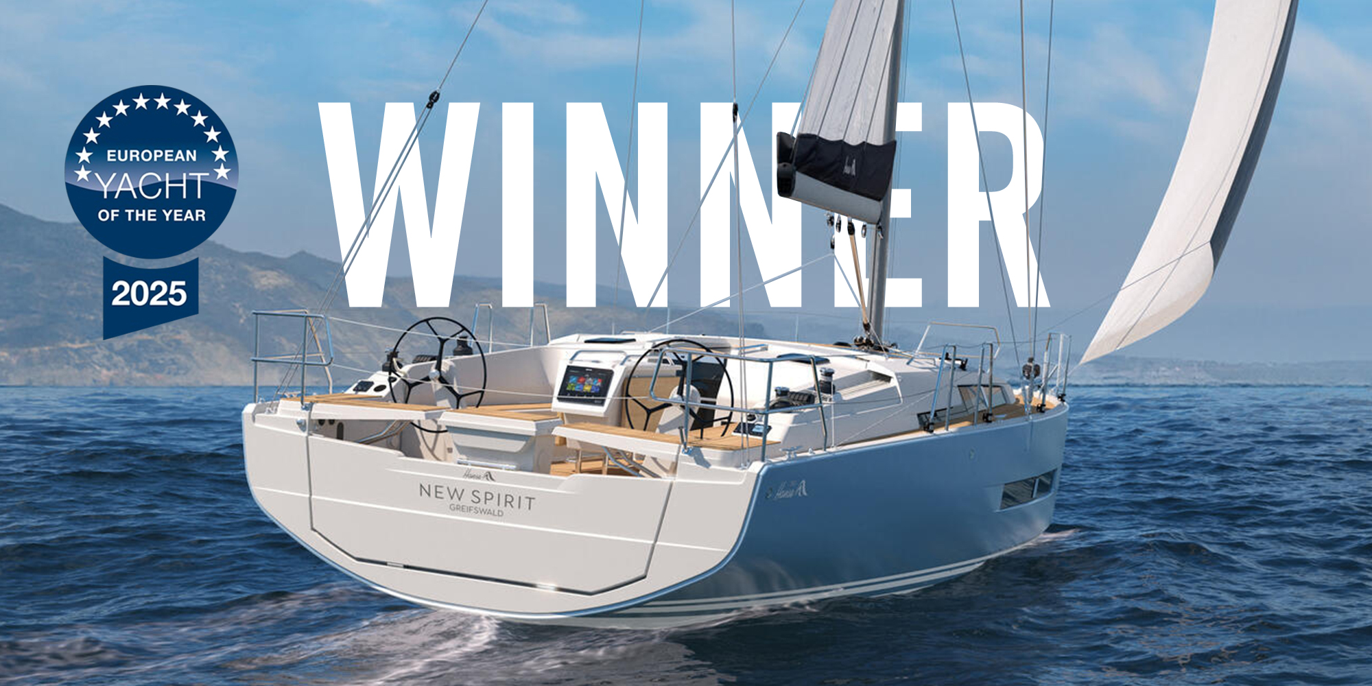 Hanse 360 is the 2025 European Yacht Award Winner! | Hanse Yachts